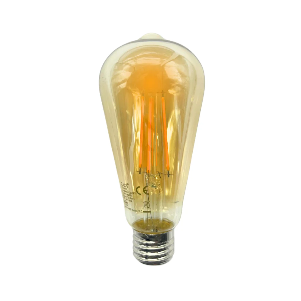 Cata 6W ST64 Rustik Flament Led Ampul E-27 Duy (Amber) CT-4284 ...