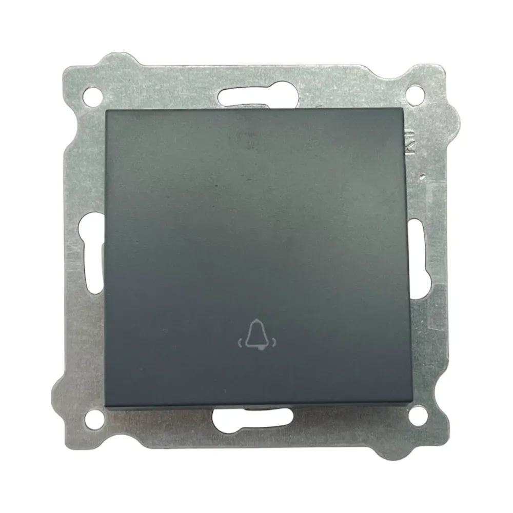 Exen Karel-Odak Zil Anahtarı Mekanizma Füme (Çerçeve Hariç) | Elektrikçiden