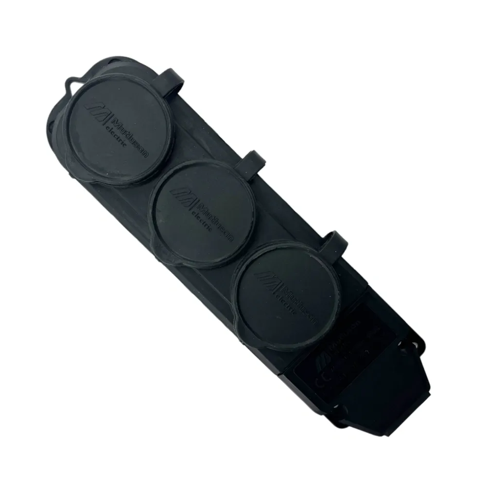 Mutlusan Monofaze Kauçuk 3'lü Grup Priz (010 083 500293) | Elektrikçiden