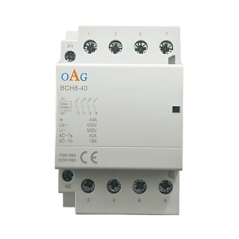 Oag BCH8-4 40A Trifaze Aydınlatma Kontaktörü 4NO | Elektrikçiden