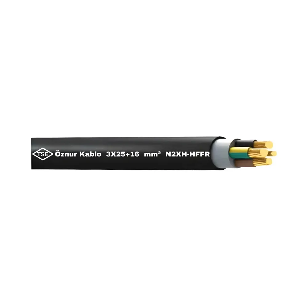 Öznur 3X25+16 mm N2XH Kablo Halogen Free-1m | Elektrikçiden